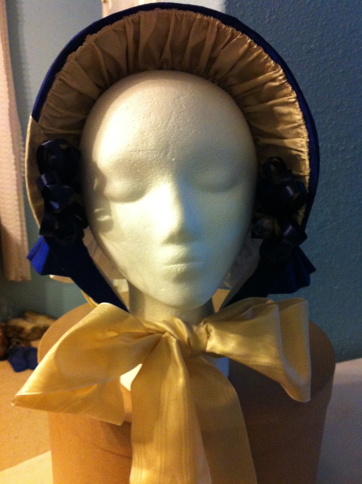 A Time in History: Finished 1850's Bonnet