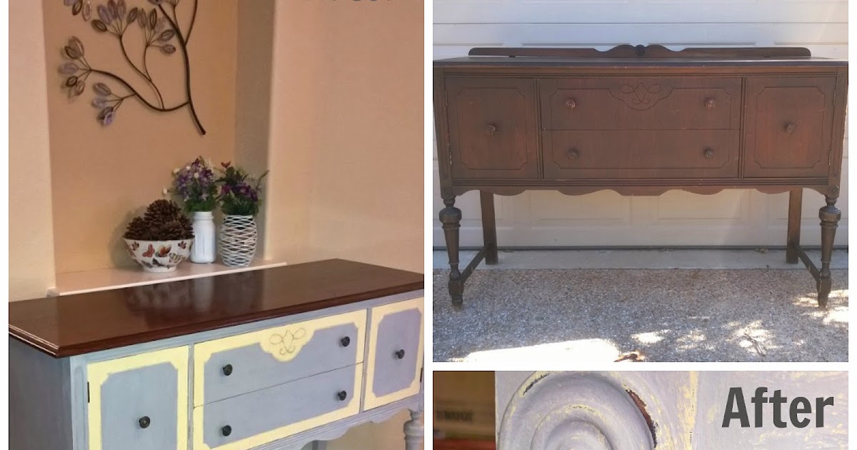 For Love of the Paint: Before and After : Antique Buffet