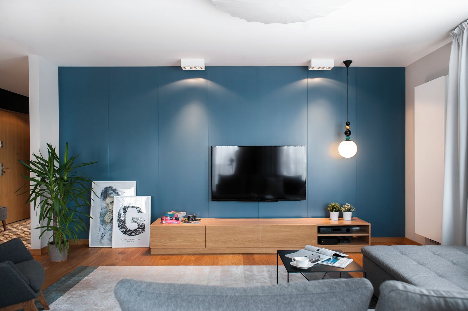 Blog Achados de Decoração : SIMPLESMENTE UMA SALA AZUL: CLEAN E ...