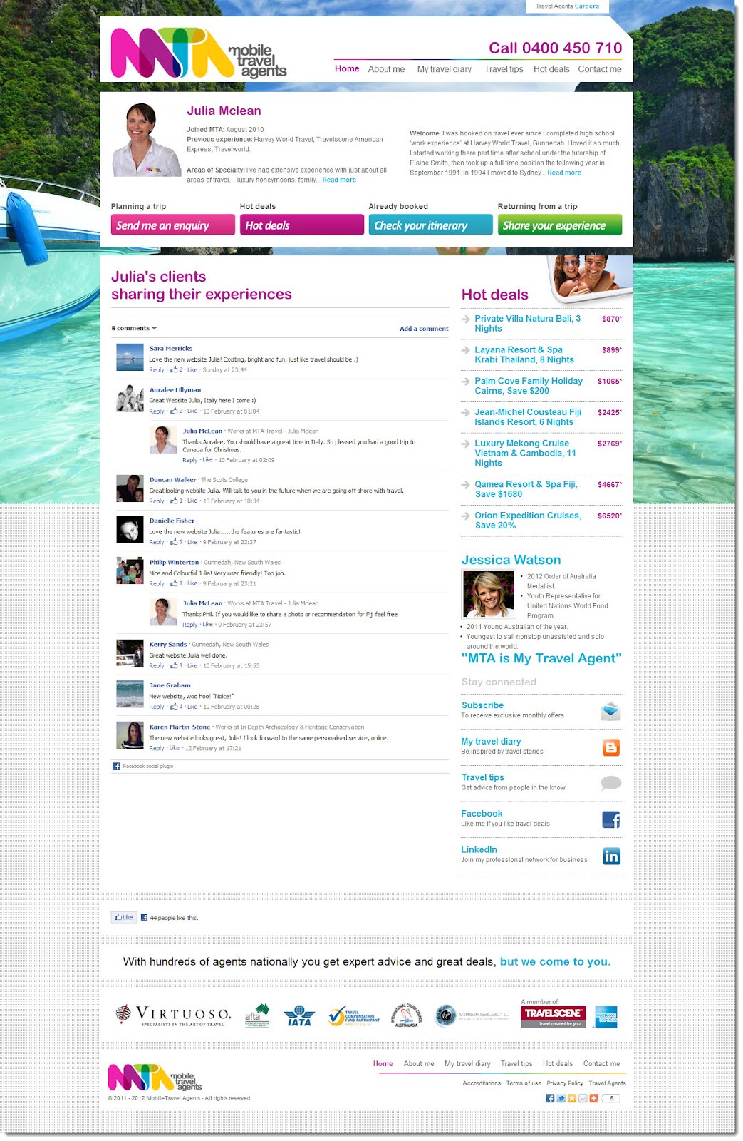 MTA Creates World First With Personal Website Roll-out
