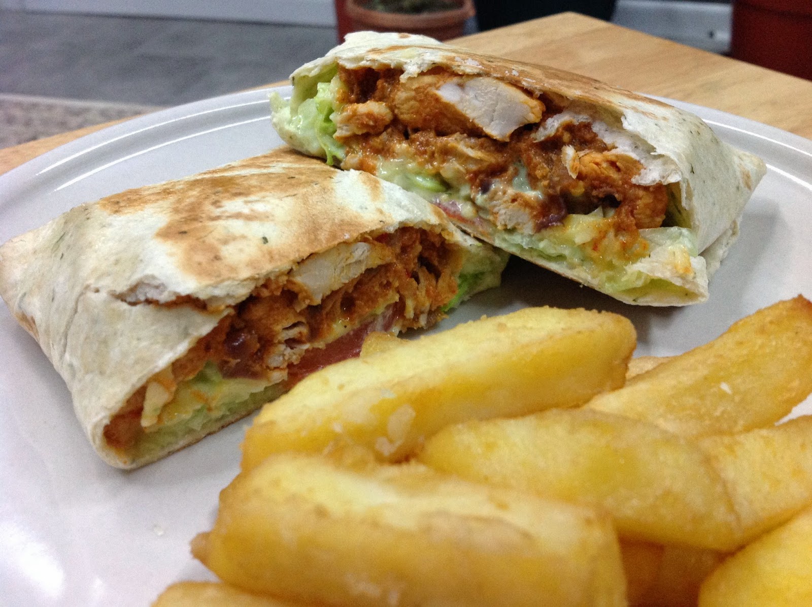 This Muslim Girl Bakes: Cheesy Chicken Tandoori Wraps