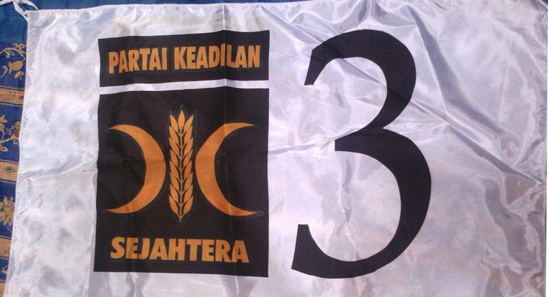 Bendera Partai Keadilan Sejahtera