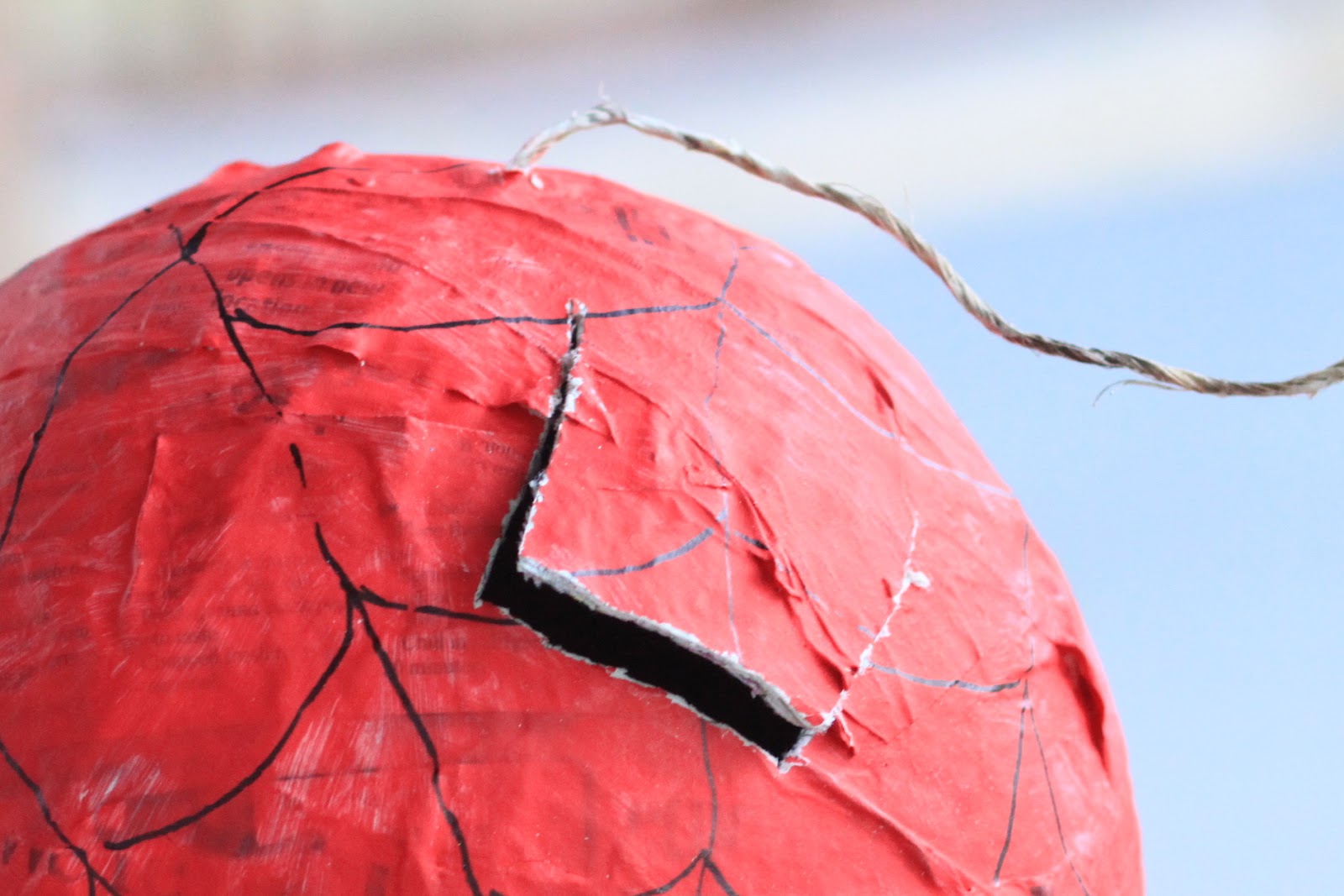 watch out for the woestmans: How to make a Paper Mache Piñata