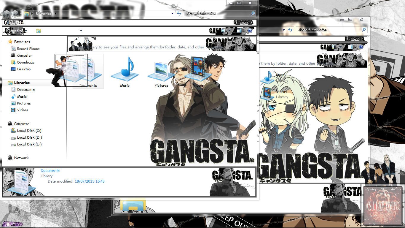 Theme Win 7 GANGSTA. By B.Suckers