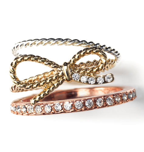 Style Tiffany's bow ring