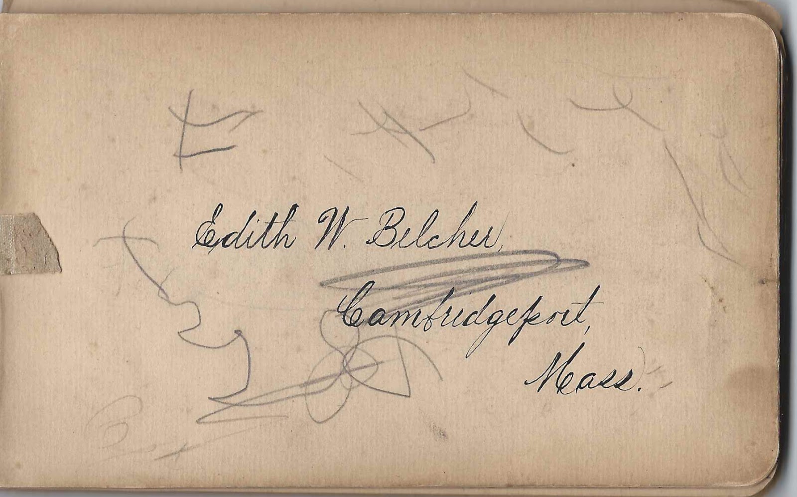 Heirlooms Reunited: 1880s Autograph Album of Edith Williams Belcher of ...