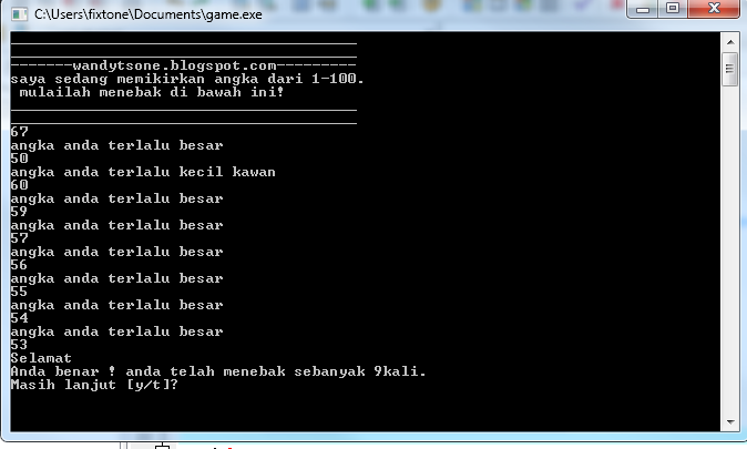 Membuat Game Sederhana Dev C++