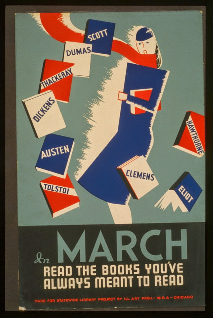 Literary Hoots: Vintage Reading Posters from the WPA