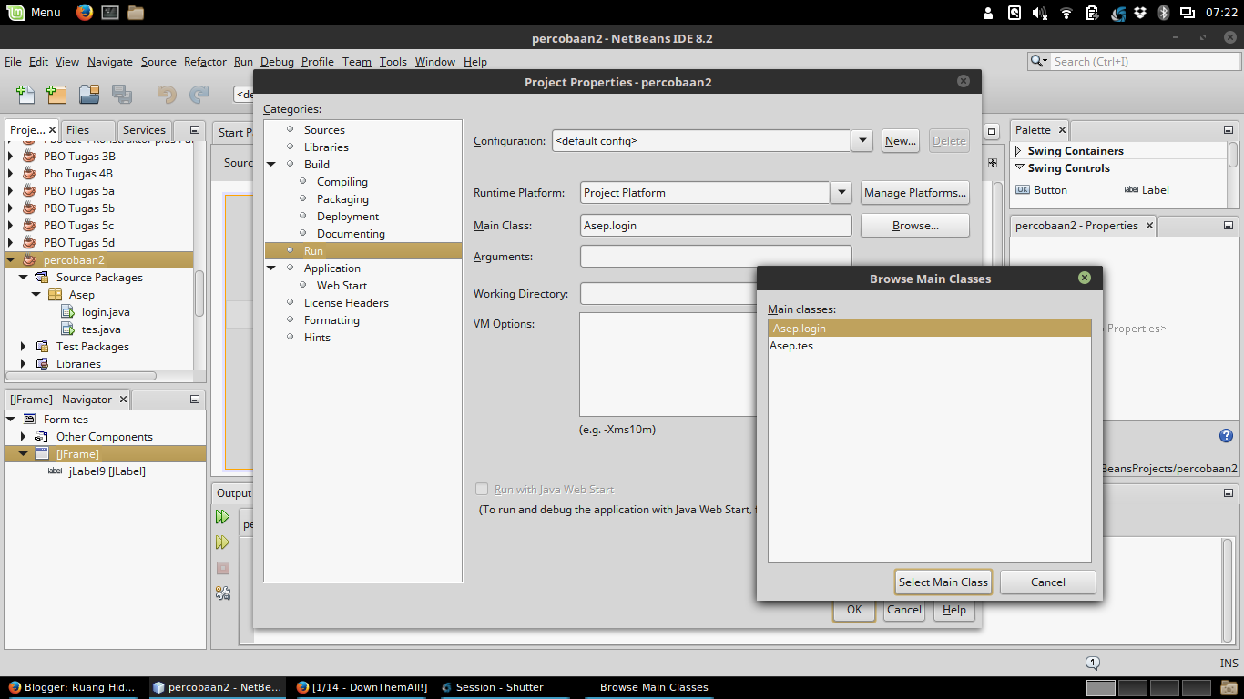Cara Mengatur Main Class Pada Netbean Ide Ruang Hidup