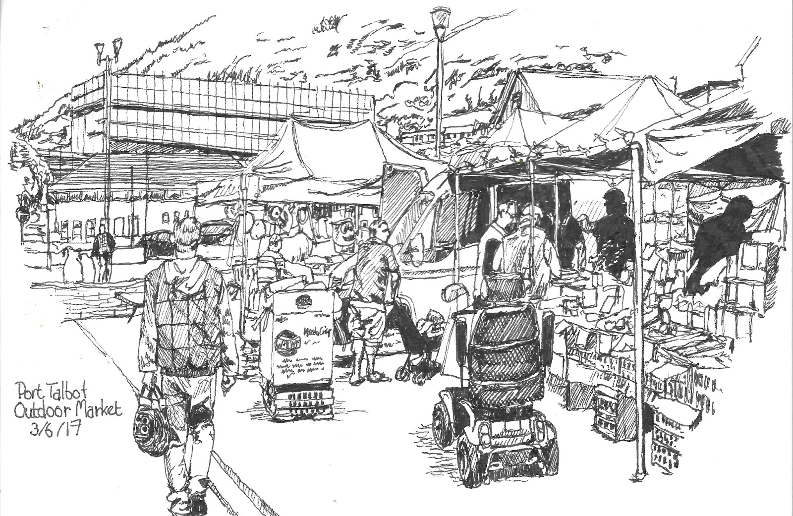 Many Faces of Port Talbot: 34) Port Talbot Saturday Outdoor Market