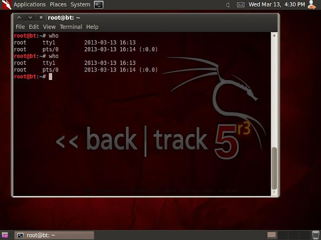 Comandos Básicos Backtrack