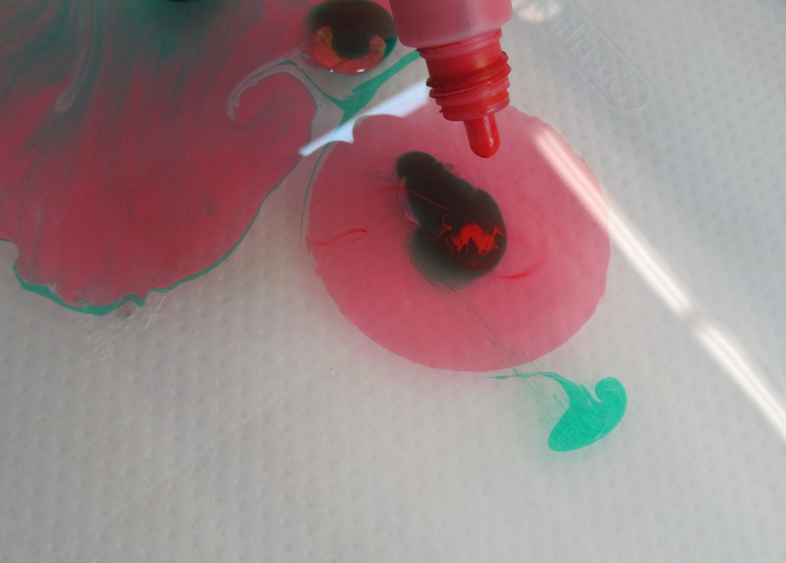 Suminagashi: Paper Marbling Activity