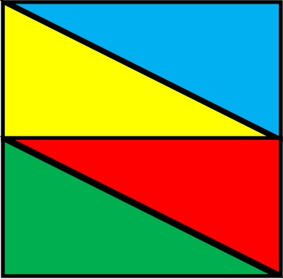 HOW TO DIVIDE A SQUARE INTO FOUR (4) EQUAL PARTS ~ Mathematics Realm