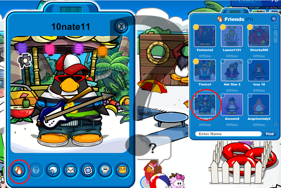 Elizuta on Club Penguin: Club Penguin BUG