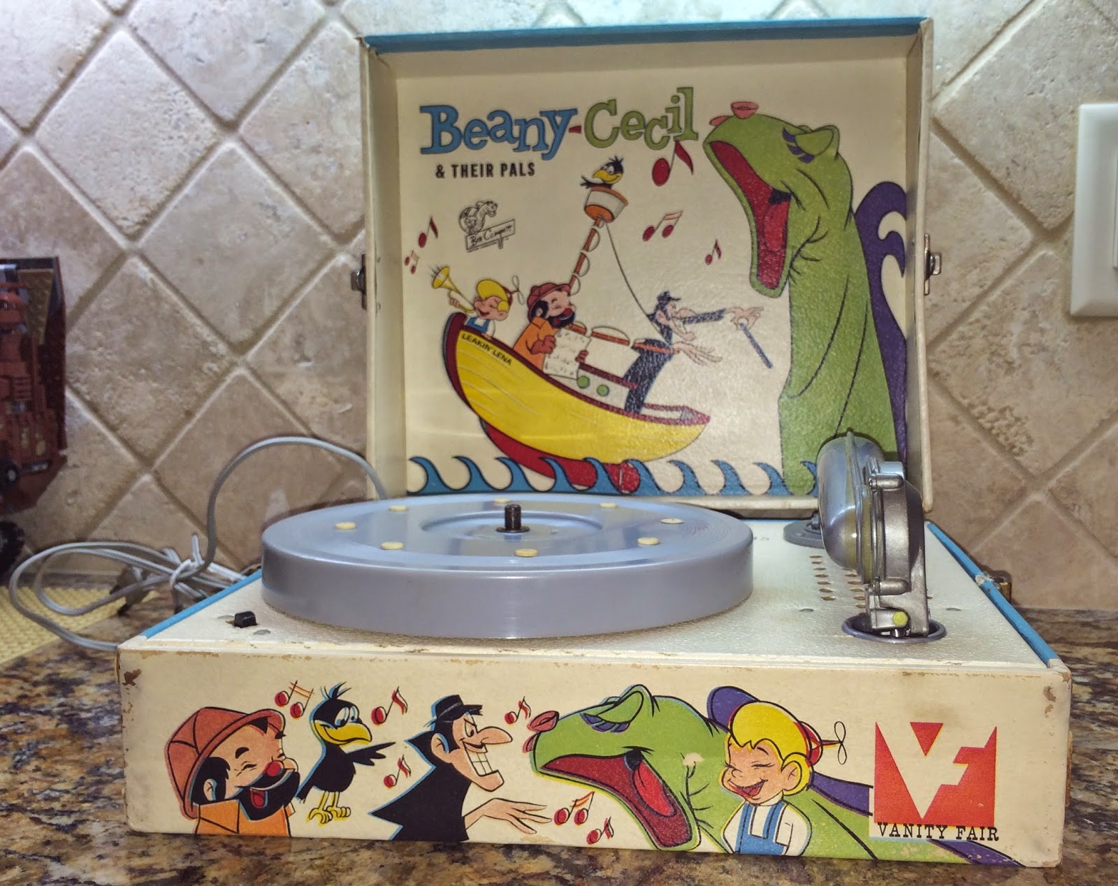 the sphinx: Beany & Cecil Record Player (Vanity Fair, 1961 or 62)