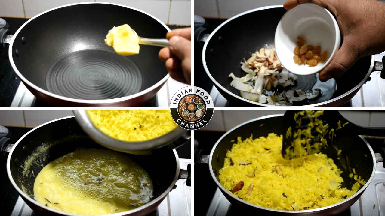 How to Make Zarda Recipe-ज़र्द चावल बनाने की विधि - Indian Food Channel