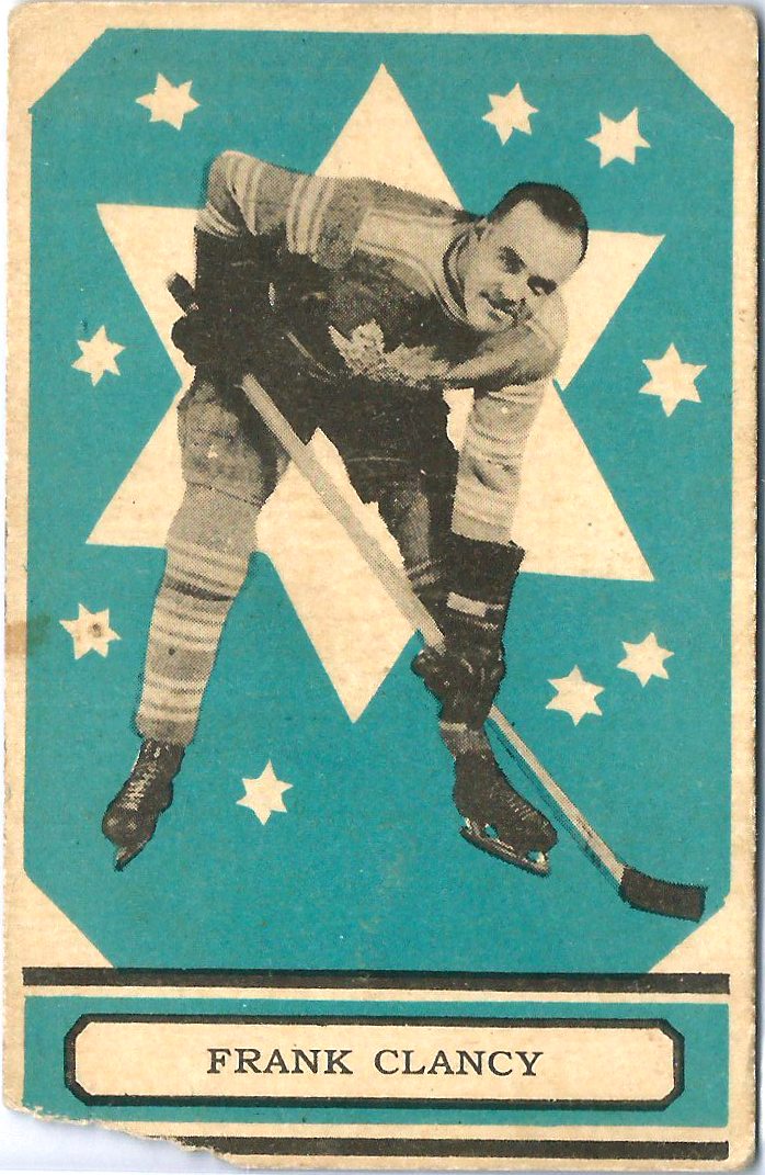 Wax Stain Rookie: 1933-34 OPC Series A #31 Frank King Clancy