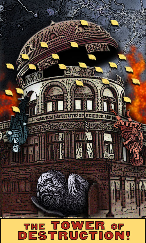 Tarot of the Zirkus Mägi: My Very First Card Design: The Tower