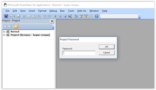 Windows Developer Blog Revealing Password Protected Vba Macro Code