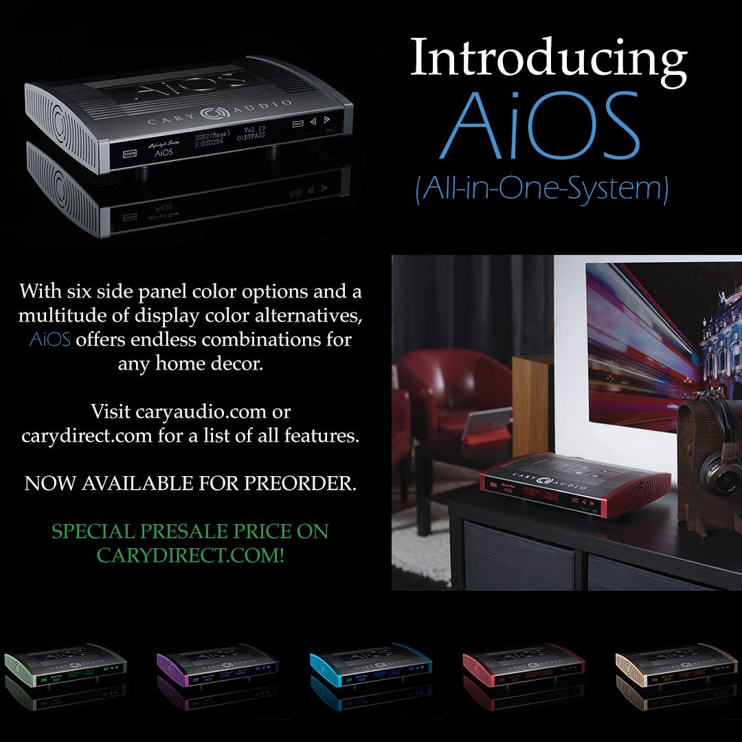 Cary Audio AiOS all in one system NEW – M & S | Ultimate High-Fidelity