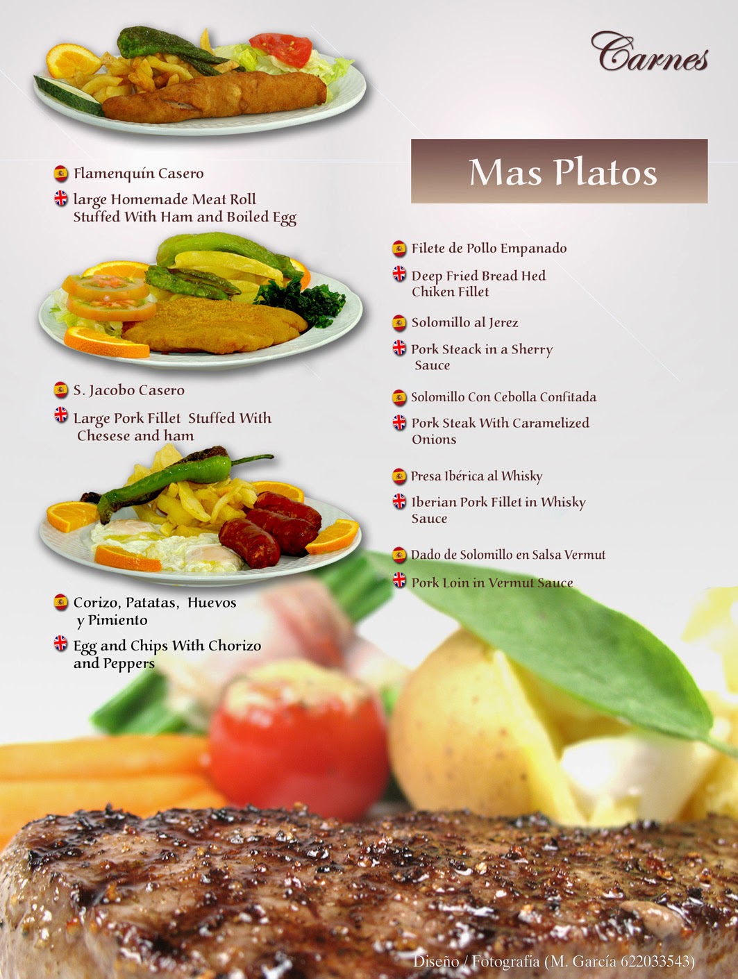 Carnes ~ restaurante casa joaquin fuente de piedra