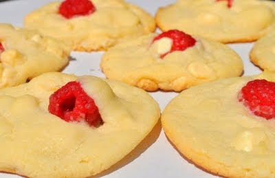 Our Italian Kitchen: White Chocolate Raspberry Cookies