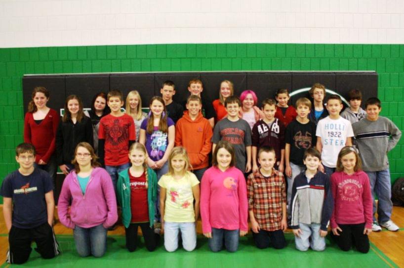 Eureka Middle School Gold Star Students: 2011