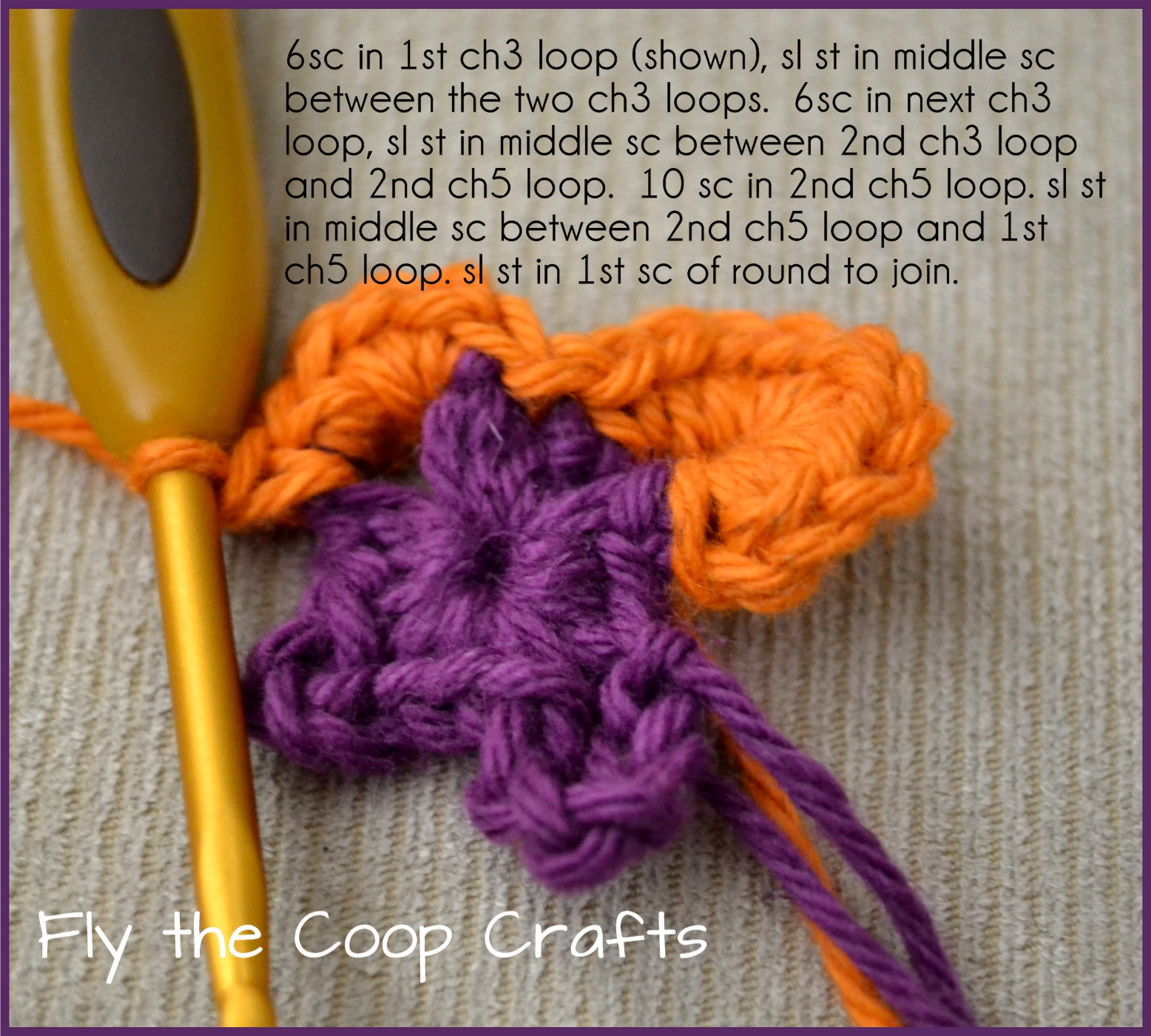 Fly the Coop Crafts: Flutterby Butterfly - a crochet photo tutorial