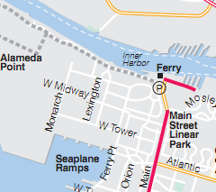 Walking San Francisco Bay: Alameda Ferry-Main St. - June 6, '11