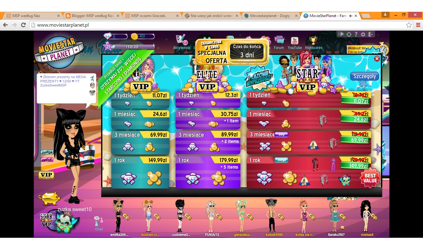 MSP według Nas: 'Darmowy' VIP na MSP