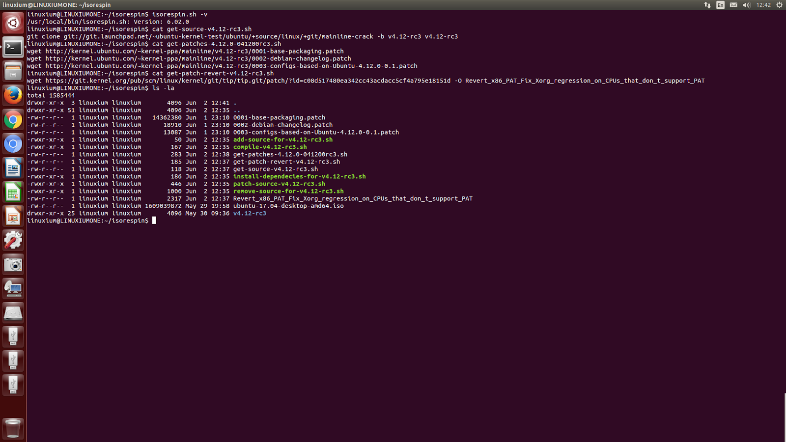 linuxium.com.au: Compiling your own kernel using 'isorespin.sh'