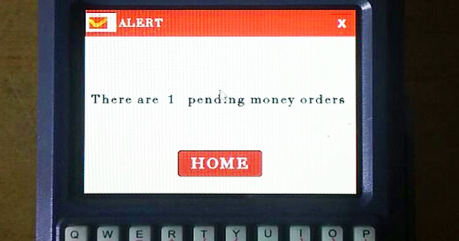 How eMO alert shows in RICT Branch Post Office Device | DOP Core Solutions