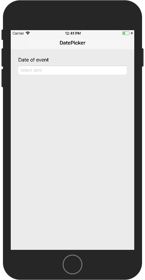 Web And Mobile Development Uidatepicker As Input View For Uitextfield And Toolbar For It