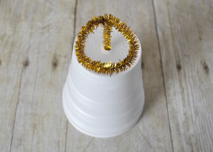 Foam Cup Christmas Angel Craft