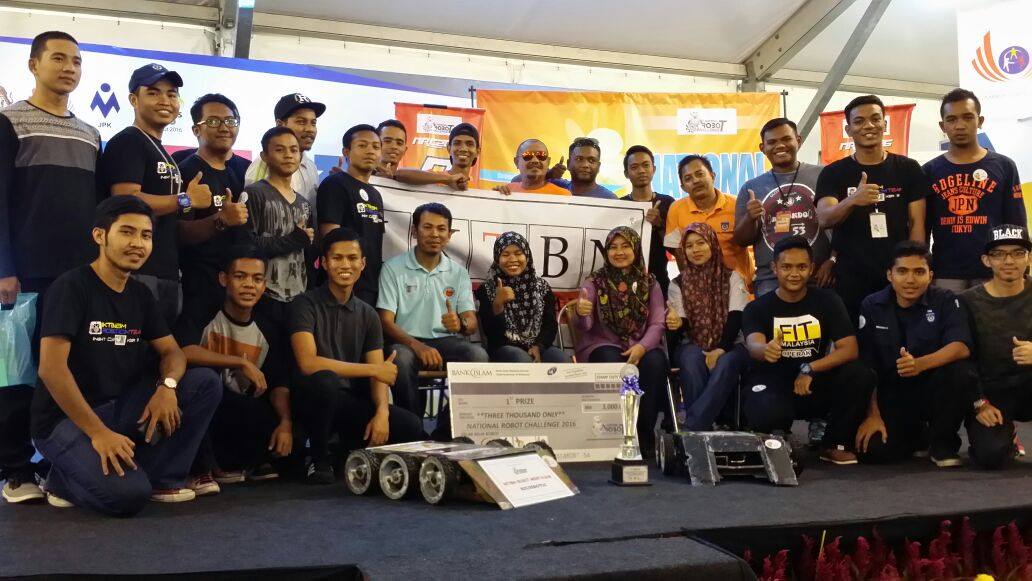 KELAB BELIA ROBOT: KEPUTUSAN RASMI NATIONAL ROBOT CHALLENGE 2016