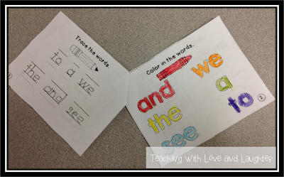 Teaching With Love and Laughter: Sight Word Booklets