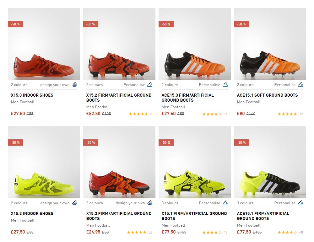 Up to 50% Off - New Adidas Football Boot & Kit Sale - Footy Headlines