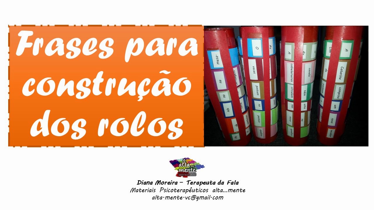 Alta Mente - Materiais Psicoterapêuticos: Rolos de frases