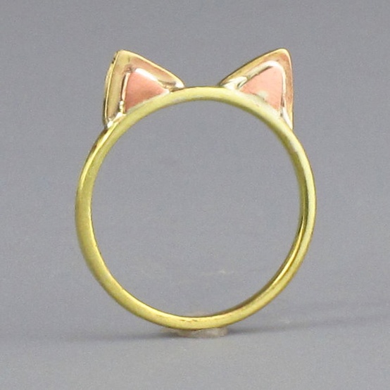 WobiSobi: Kitty Cat, Wire Ring. DIY.