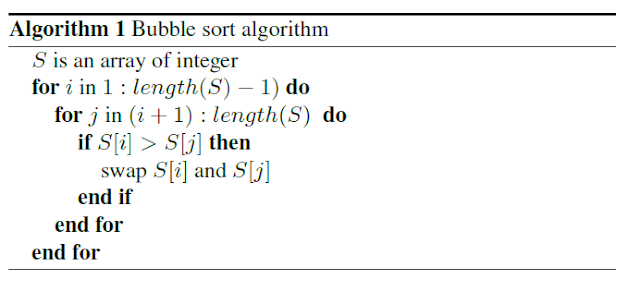 A learner's notebook.: How to write algorithm using Latex
