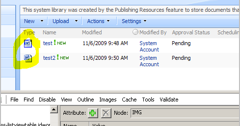 Sharepoint Document Library Icon