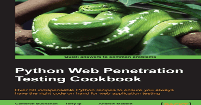 Python Web Penetration Testing Cookbook Page 224