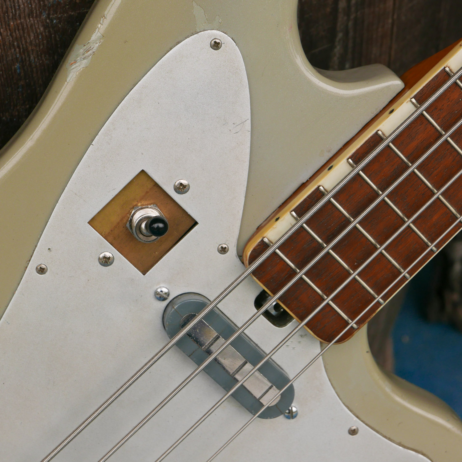 1960s Teisco EB-200 Electric Bass Guitar