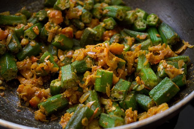 How to Make Indian Style Okra Asian Cooking Recipe Cuisine