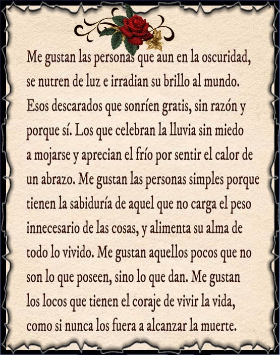 Sueños de Amor Y Magia: Estas son las personas que me gustan Sueños de Amor Y Magia: Estas son las personas que me gustan
