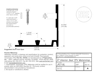 Waterstop King: JP216L Retrofit Waterstop for Chemical Containment
