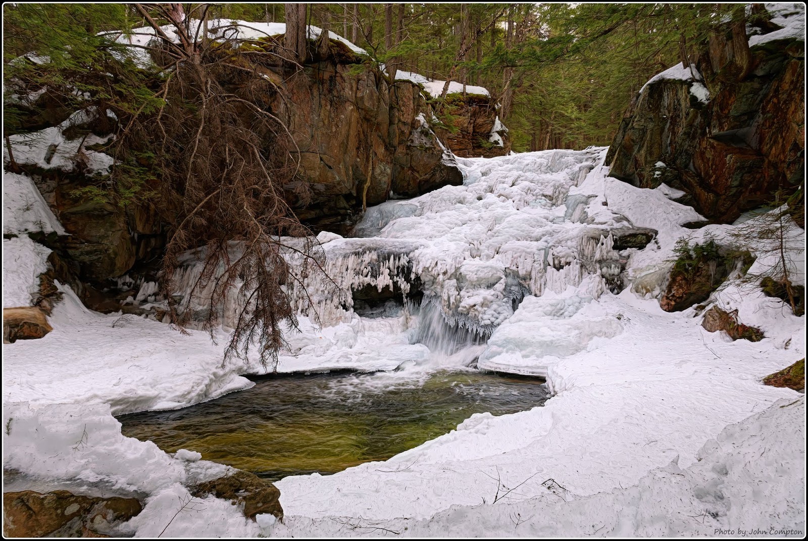 1HappyHiker: A Short Trek to Cold Brook Fall in Randolph, NH