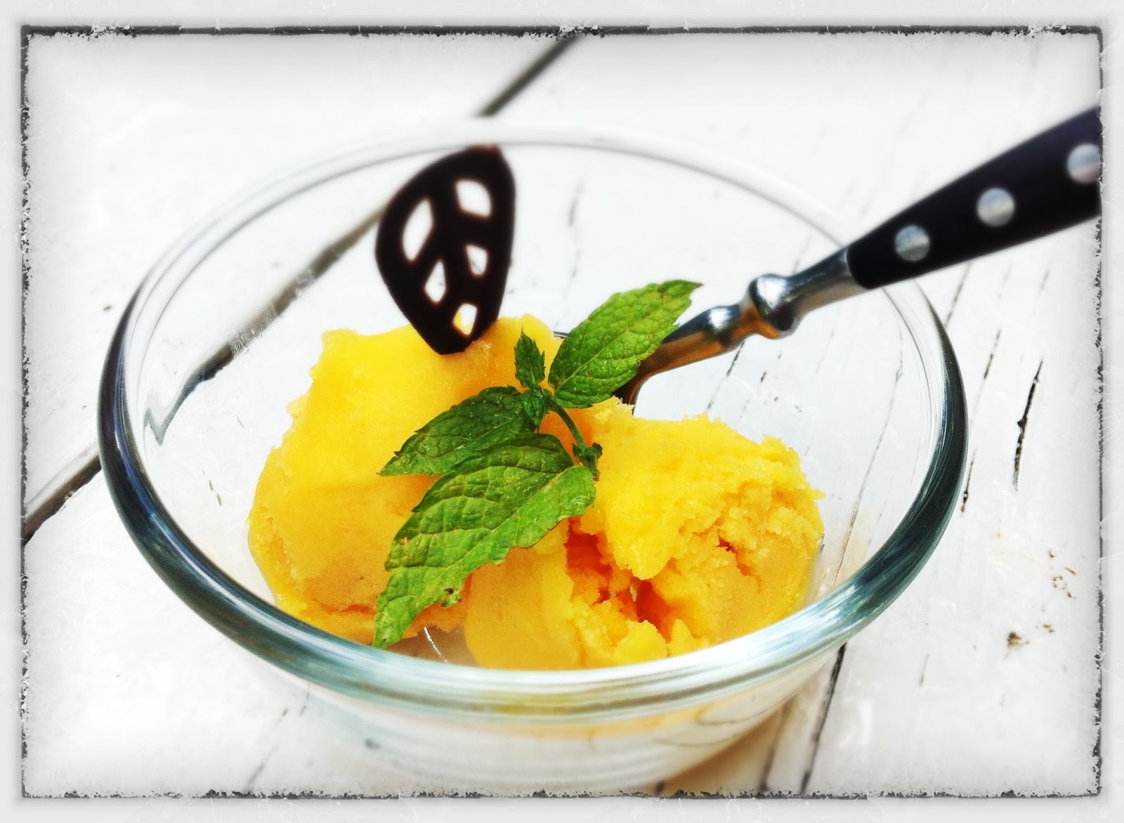 Food & More: Mango sorbet ijs