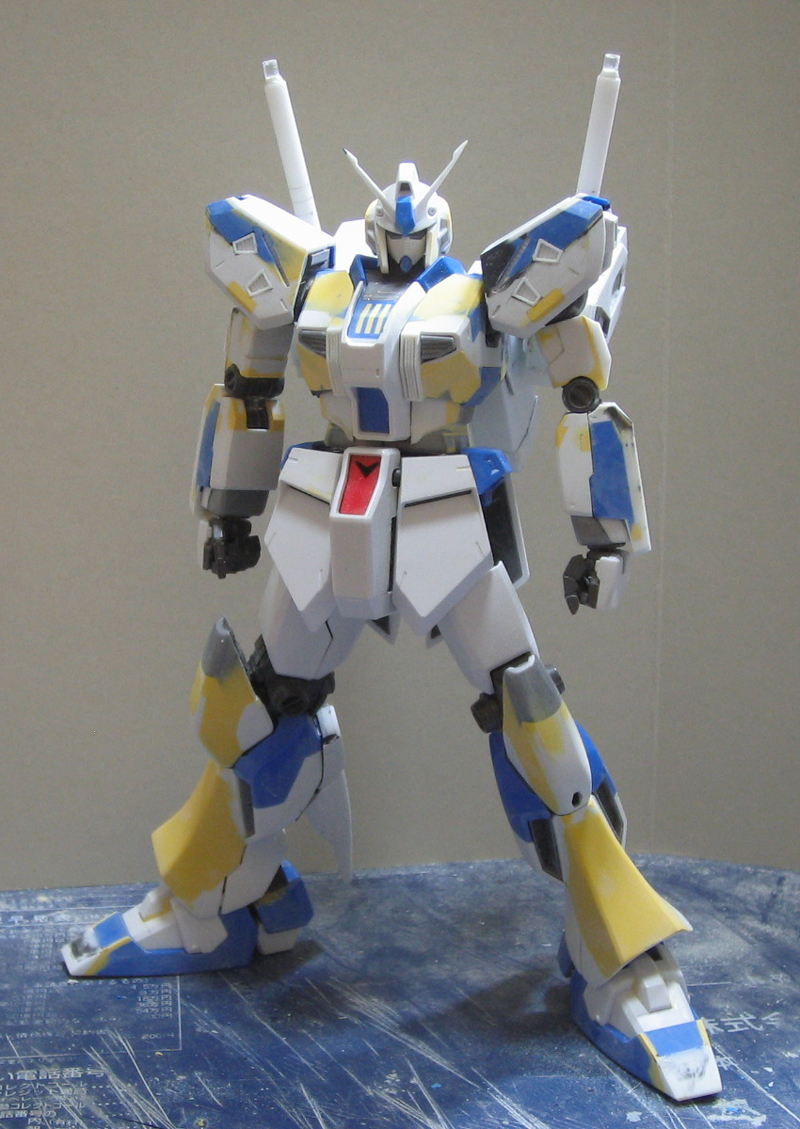 GUNDAM GUY: MG 1/100 RX-94 ν (nu) Gundam Mass Production - Customized Build