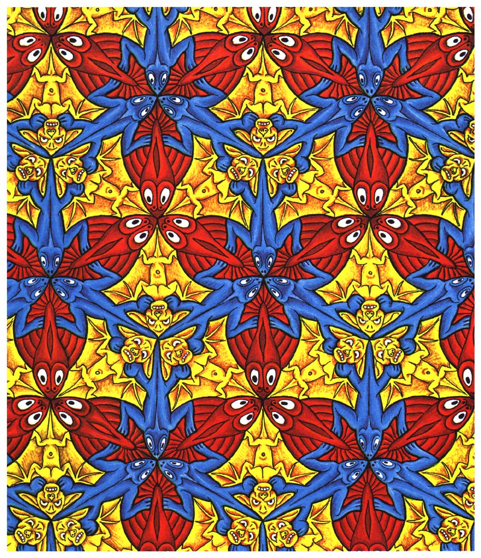 School Supplies: Tessellations and patterened polyhedrons
